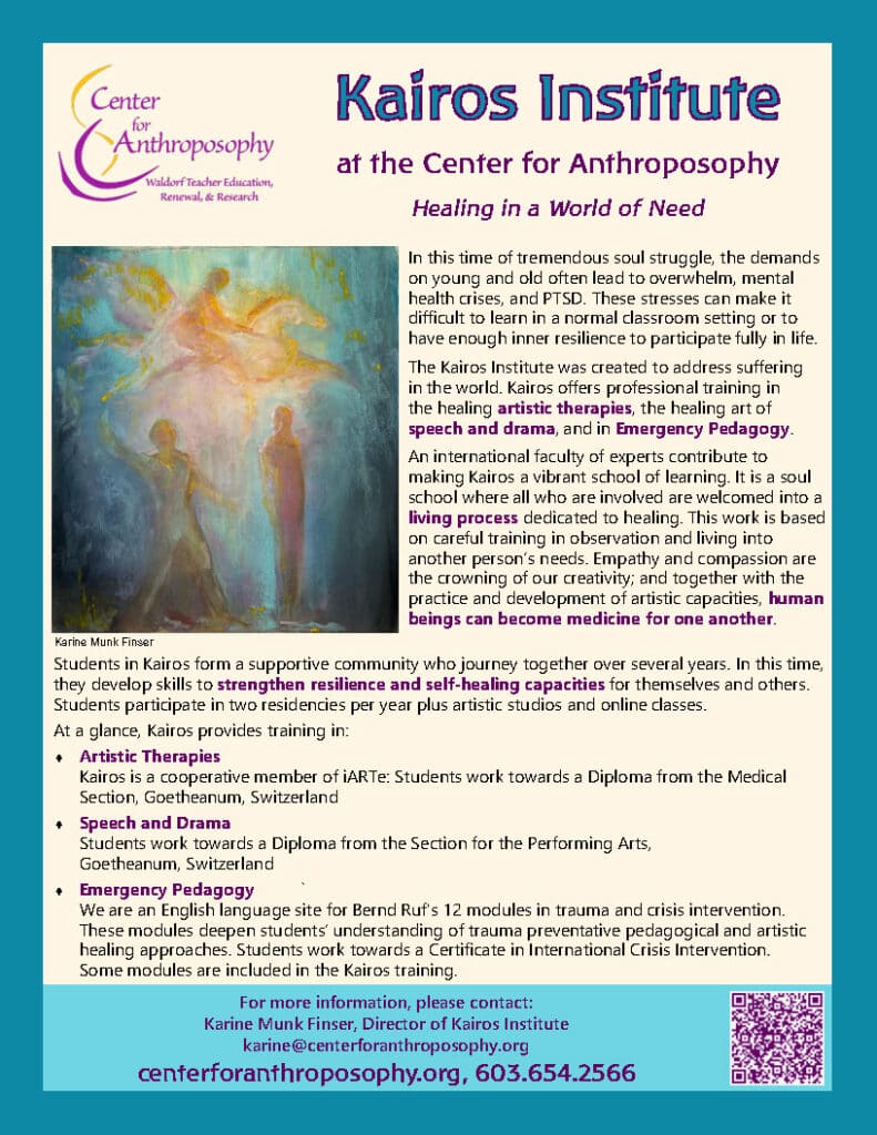 Kairos Institute: Healing Childhood Trauma through the Pedagogical Arts ...